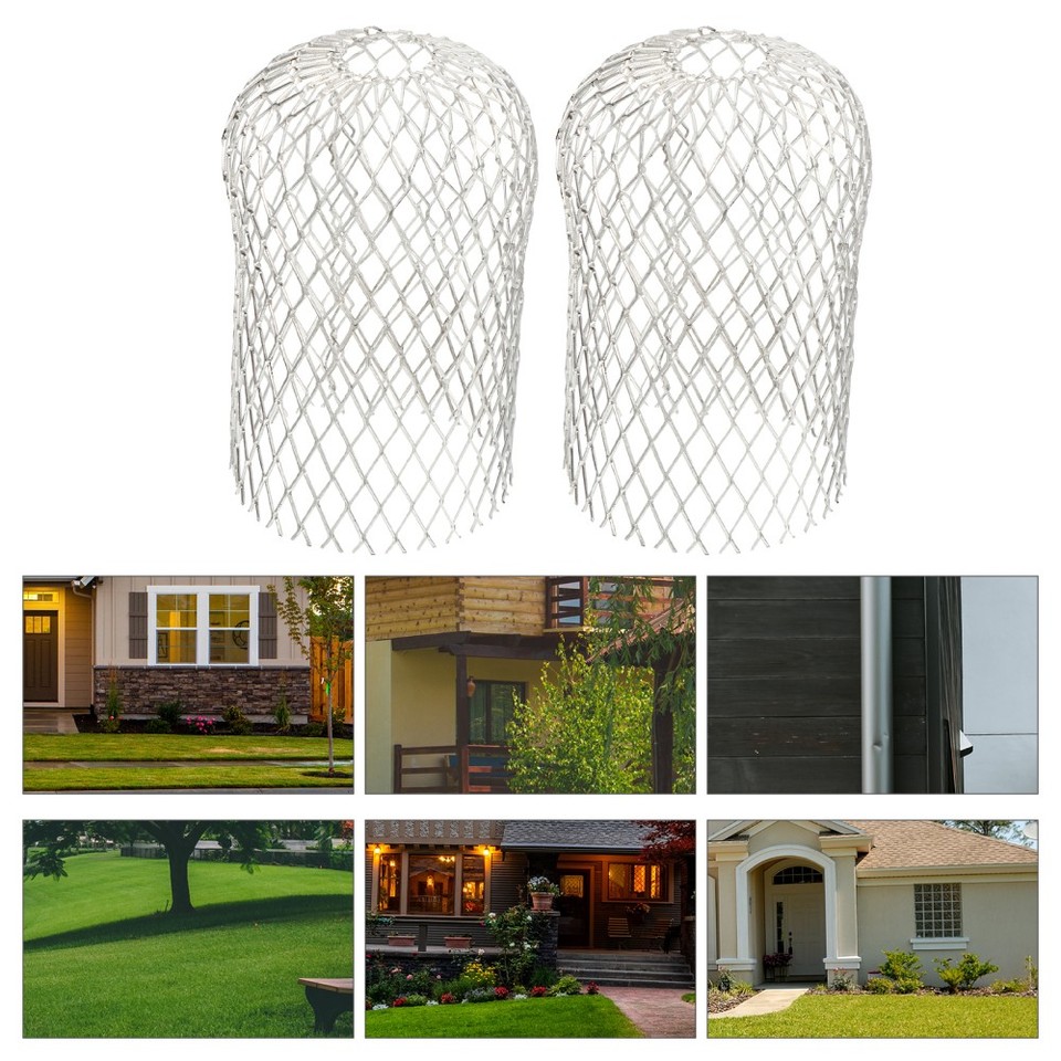 2 Pcs Leaf Filter Gutter Covers Mesh Screen Drainage Guards | eBay UK