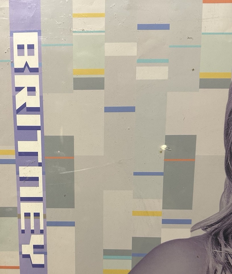 RARE Britney Spears Dream Within A Dream Tour Poster (2002) | eBay