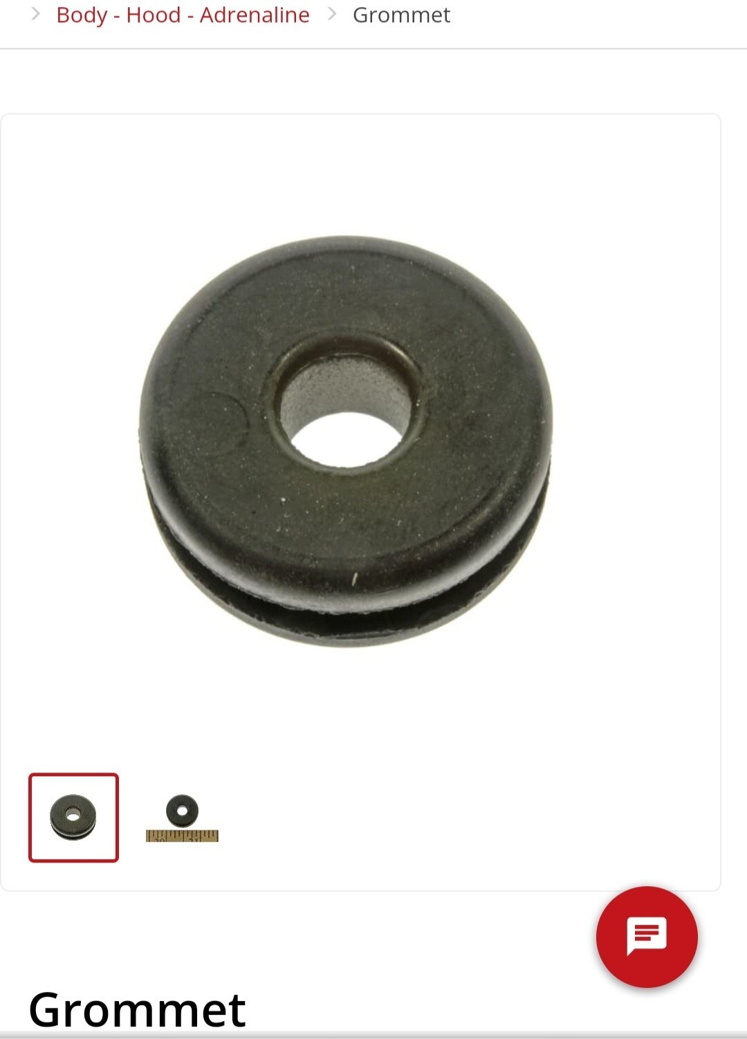 BRP 517307161 Ski-Doo Body Hood Grommet Backcountry Expedition Renegade ...