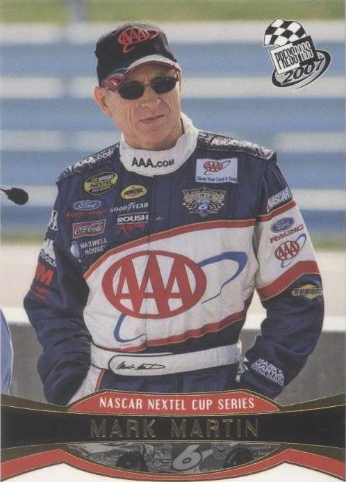 2007 Press Pass - NASCAR Nextel Cup Series Mark Martin #G7 Gold for ...