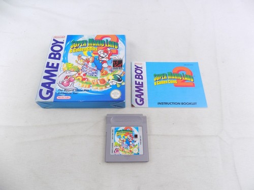 Boxed Gameboy Game Boy Super Mario Land 2 6 Golden Coins PAL - Inc ...