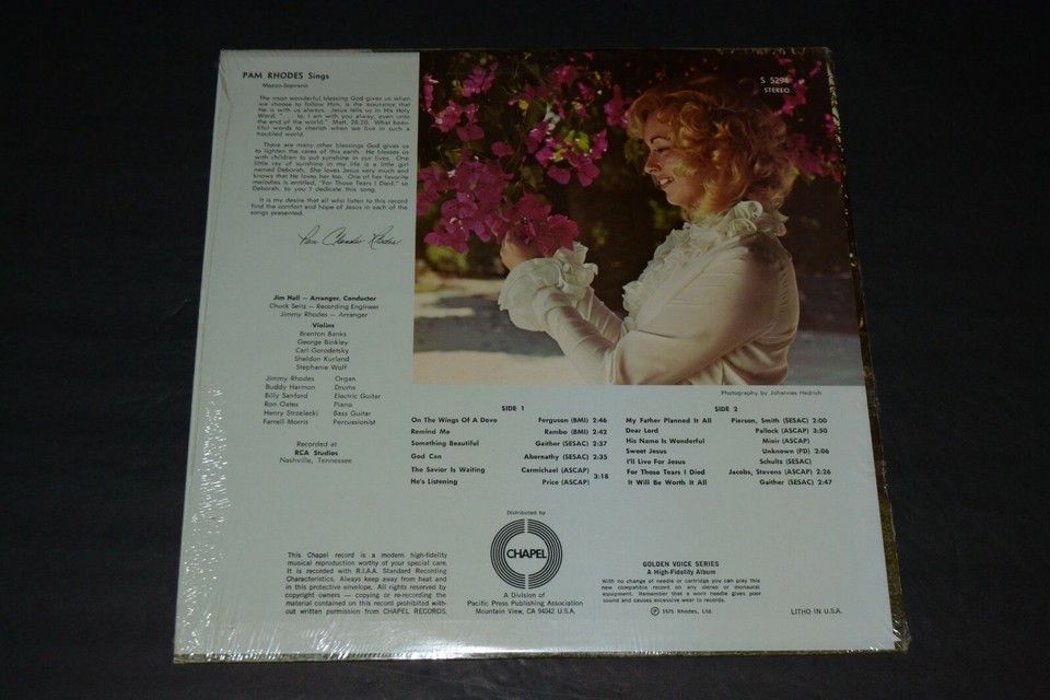 Pam Rhodes Sings On The Wings Of A Dove~RARE Christian Gospel~Xian~FAST ...