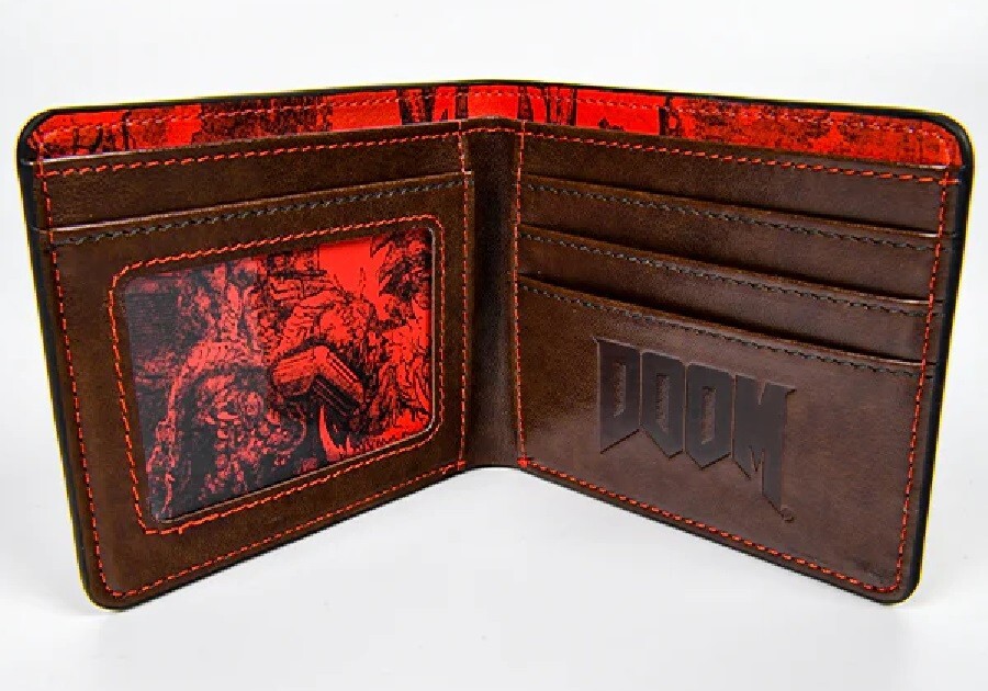 DOOM Eternal Crucible Mark of the Slayer Patch PU Leather Wallet Sold ...