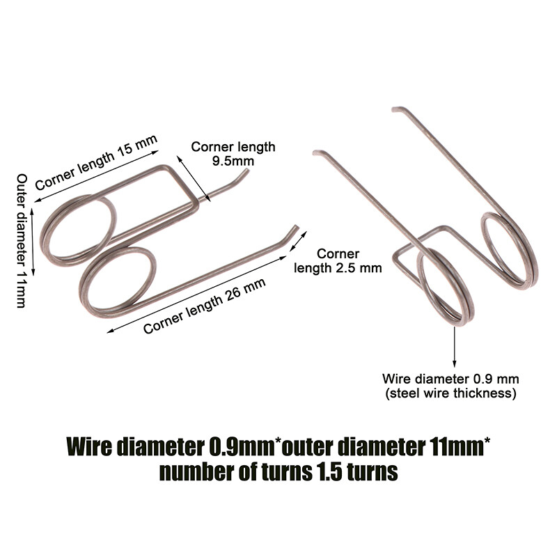 5Pcs Double Torsion Spring 0.9*11MM Strong Electrician Wire Stripper ...