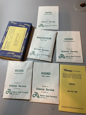 Things of Science: Vintage 1964 Science Kit #280 (Seeds) | eBay