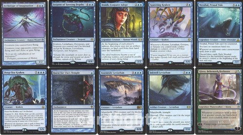 Kraken Sea Monster Tribal Commander EDH Deck - Braids, Conjure - MTG ...