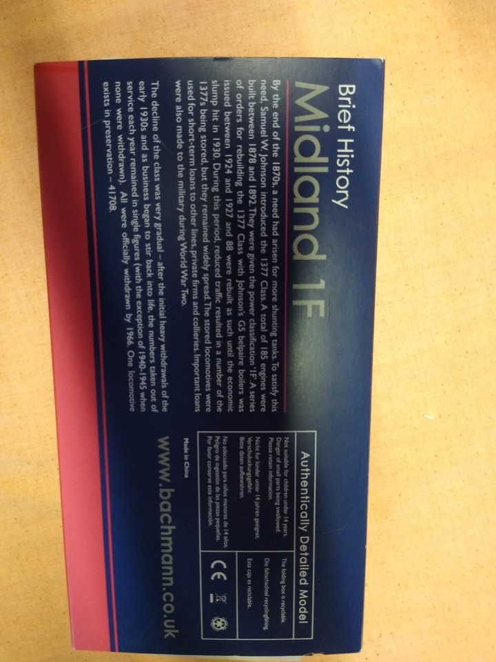 Bachmann Class 1f Dcc 00 gauge locomotive suit Hornby layout | eBay UK