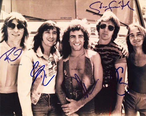 JOURNEY BAND SIGNED PHOTO STEVE PERRY AUTOGRAPH NEAL SCHON POSTER 8 ...