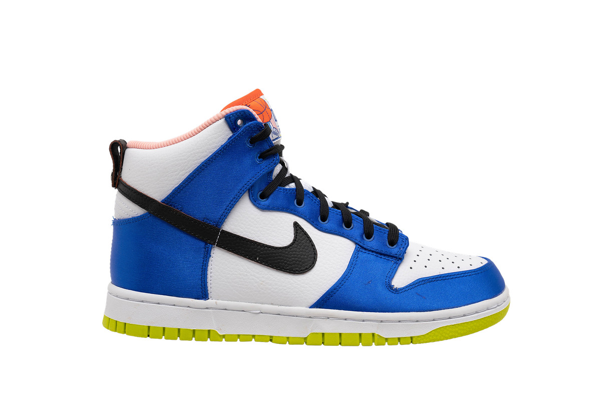 Nike Dunk High Blue Satin W for sale | eBay