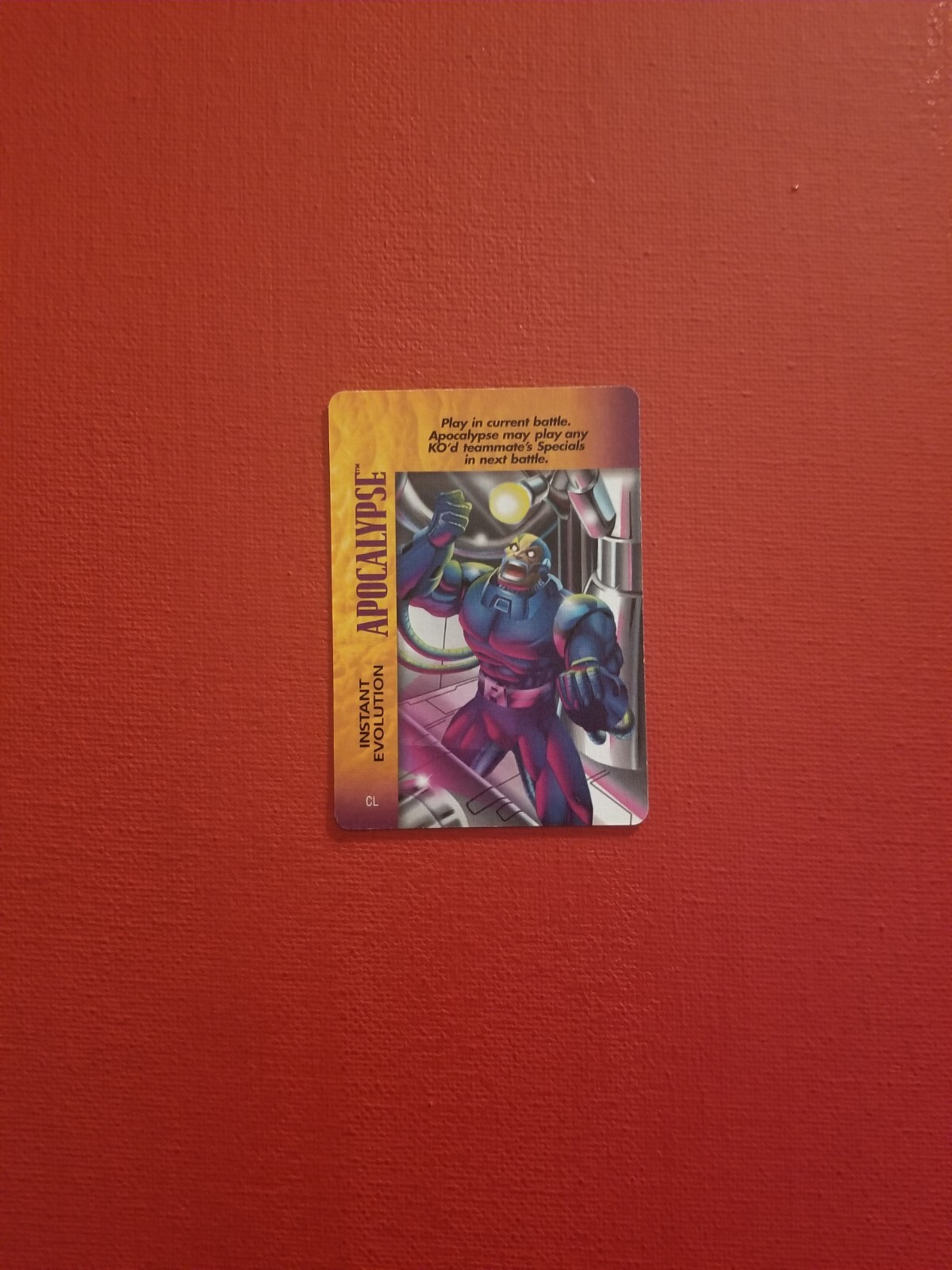 FLEER MARVEL CLASSIC OVERPOWER - APOCALYPSE INSTANT EVOLUTION GAME CARD ...