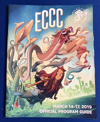Official Program Guide ECCC 2019 Emerald City Comic Con Reed Pop | eBay
