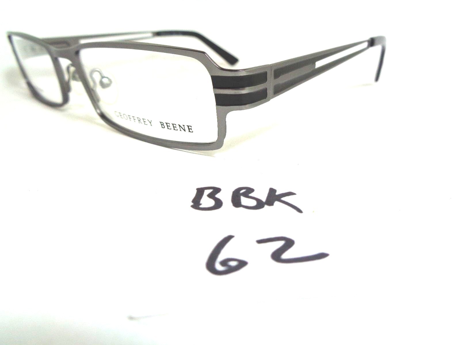 New GEOFFREY BEENE Conductor Eyeglass Frame Gunmetal Men's (BBK-62) | eBay