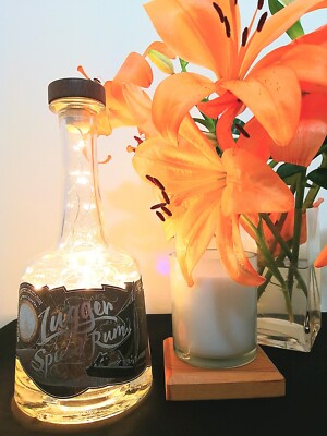 Lugger Spiced Rum Bottle Light, 100 Lights, Warm White, Original Top ...