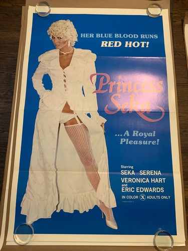 LOT OF 8 X-RATED ONE SHEET POSTERS 1970s/80s 27"x41" ROLLED TRI-FOLDED ...