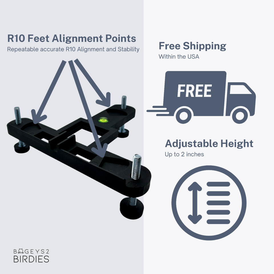 Garmin R10 Golf Alignment and Leveling Stand -Heat Proof (Laser ...