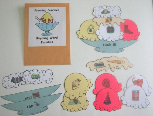 Teacher Depot Literacy Center Learning Resource Game Rhyming Word ...