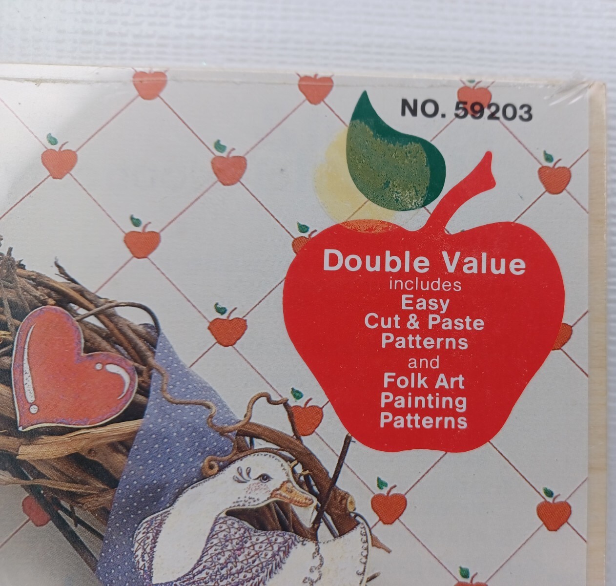 Plaid Enterprises Folk Art Geese Cut & Paste Wood Cut Outs New Vintage ...