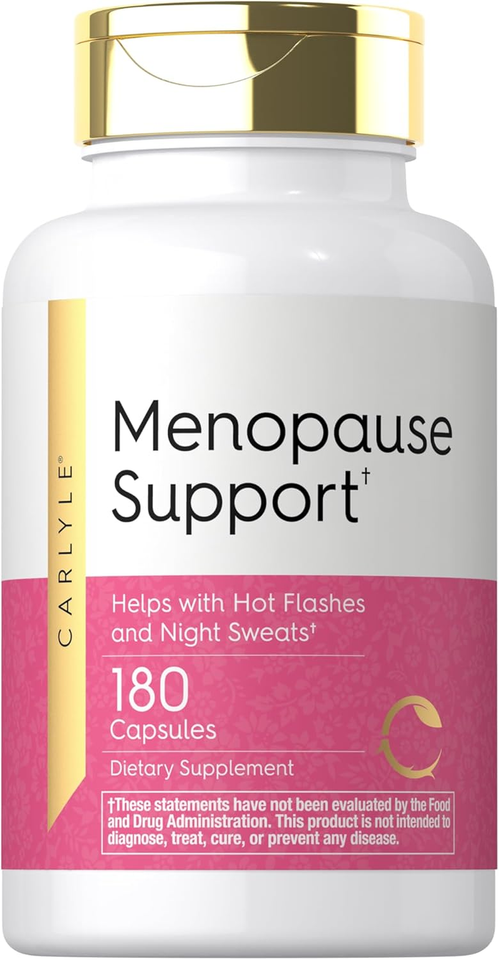 Menopause Support Supplement for Women | 180 Capsules | Helps with Hot ...
