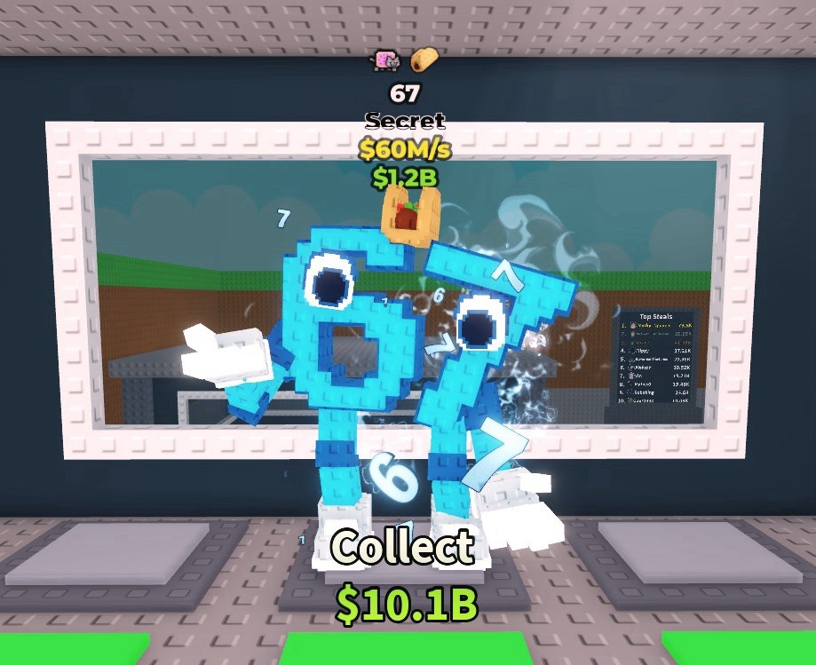 Steal A Brainrot 67 Brainrot 60M/s Taco Trait Nyan Trait Fast & Cheap ...