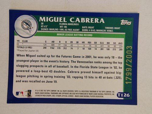 2003 Topps Traded and Rookies Baseball Complete Gold Parallel Set ...