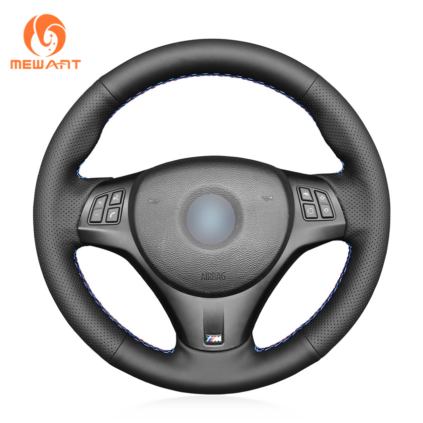 DIY Steering Wheel Cover Full Wrap for BMW E90 E91 M3 E92 E93 125i 325i 335i C41