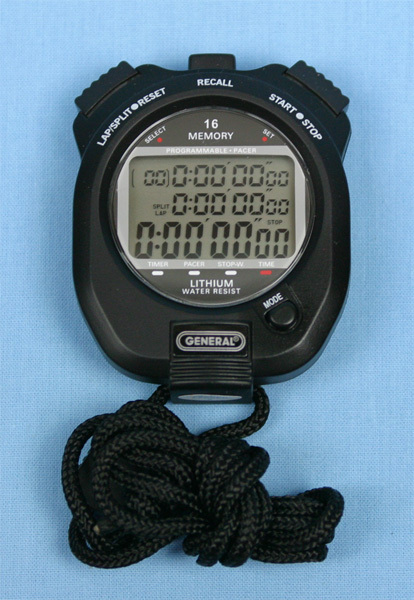 General Tools SW888L Three Line Stopwatch for sale online | eBay