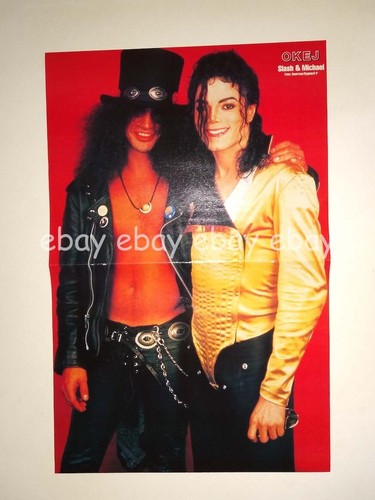 Slash Guns n Roses Michael Jackson Atomic Swing Poster Sweden | eBay