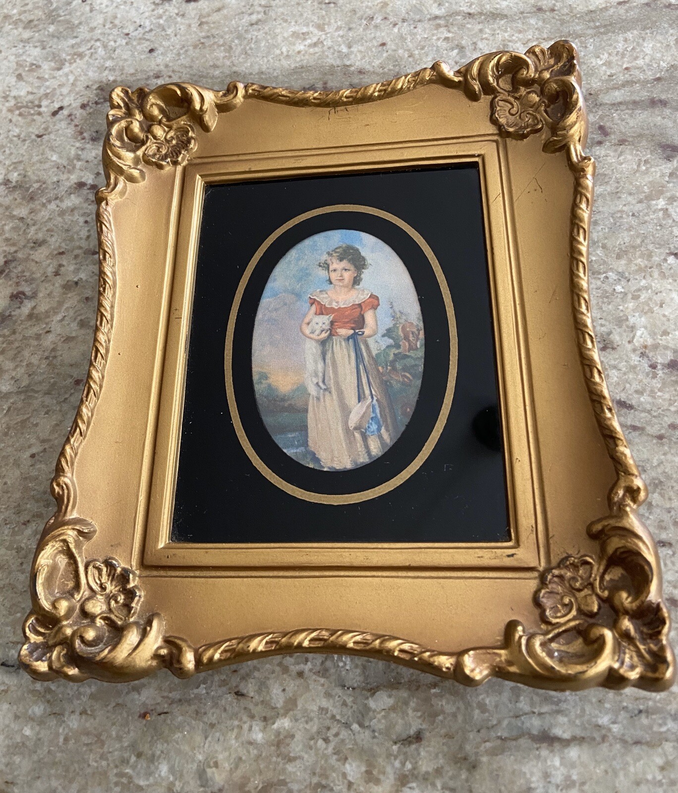 Vintage Master Simpson and Chums Mid-Century Prints In Ornate Gold ...