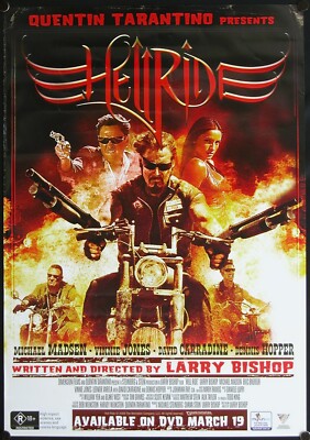 Hell Ride (2008) Australian DVD Release One Sheet LARRY BISHOP DENNIS HOPPER | eBay Australia