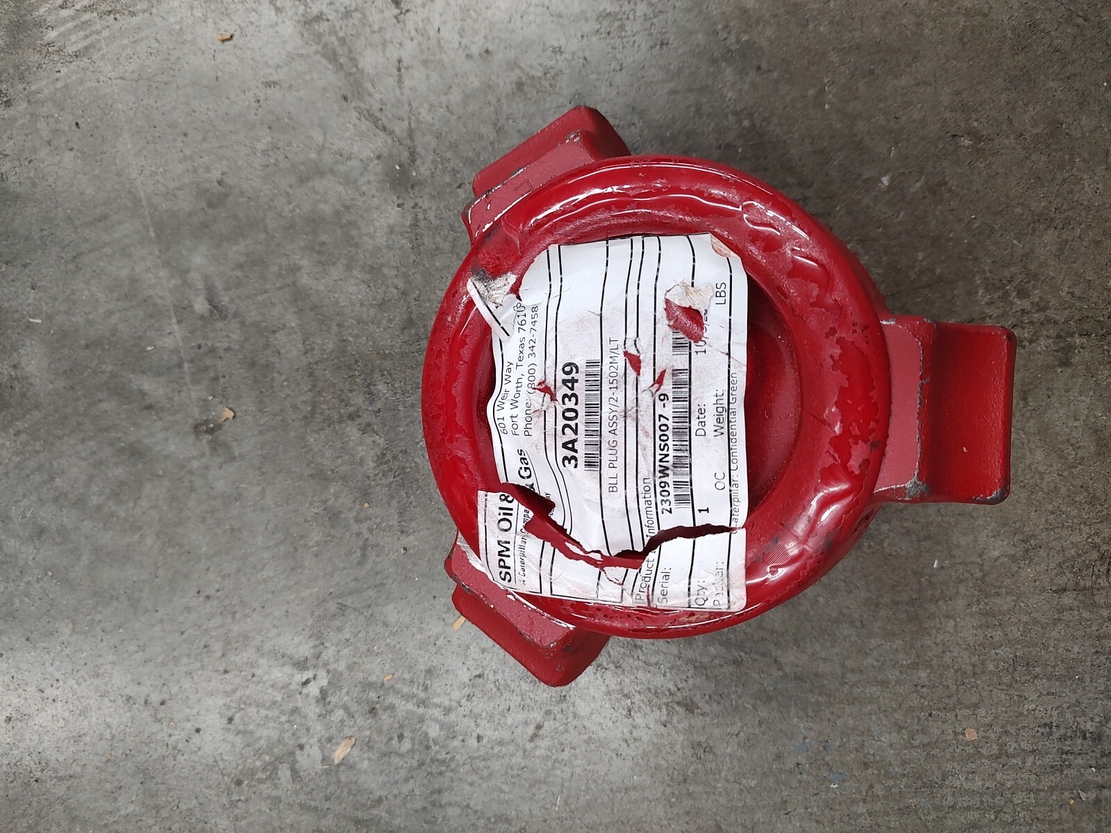 SPM Fig 1502 Series Hammer Union Fitting 2 Inch Bull Plug Cap 15000 PSI ...