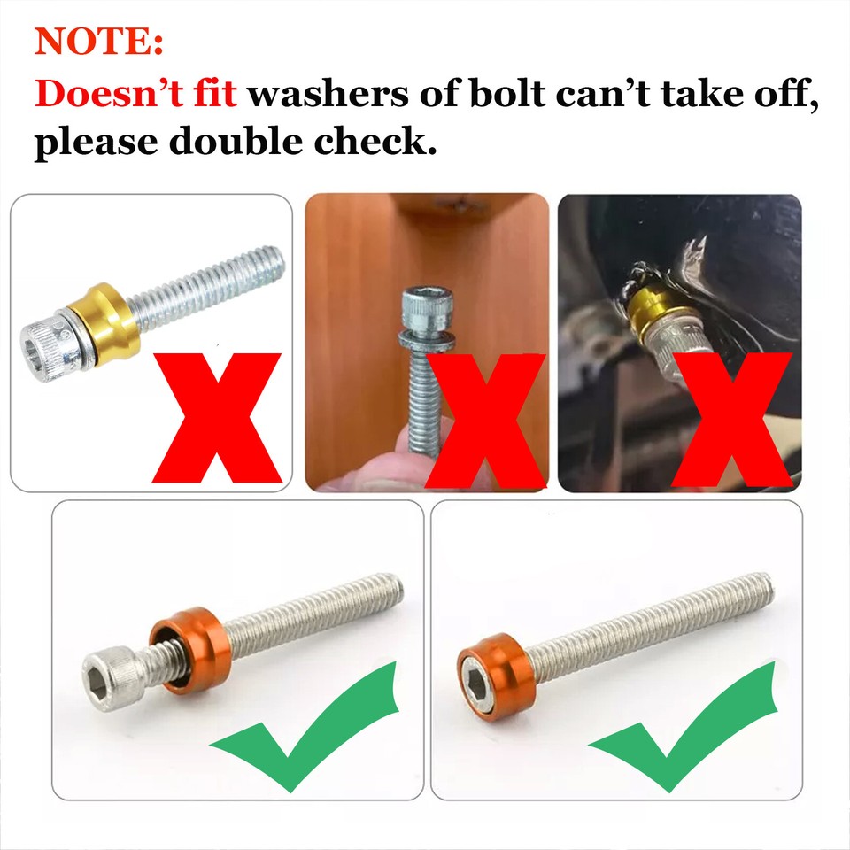 For Harley Red Engine Bolt Cover Caps Touring M8 Trike Twin Cam Dyna ...