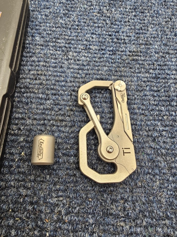 KeyUnity Ku00 Titanium Carabiner Keychain Tool Multitool | eBay