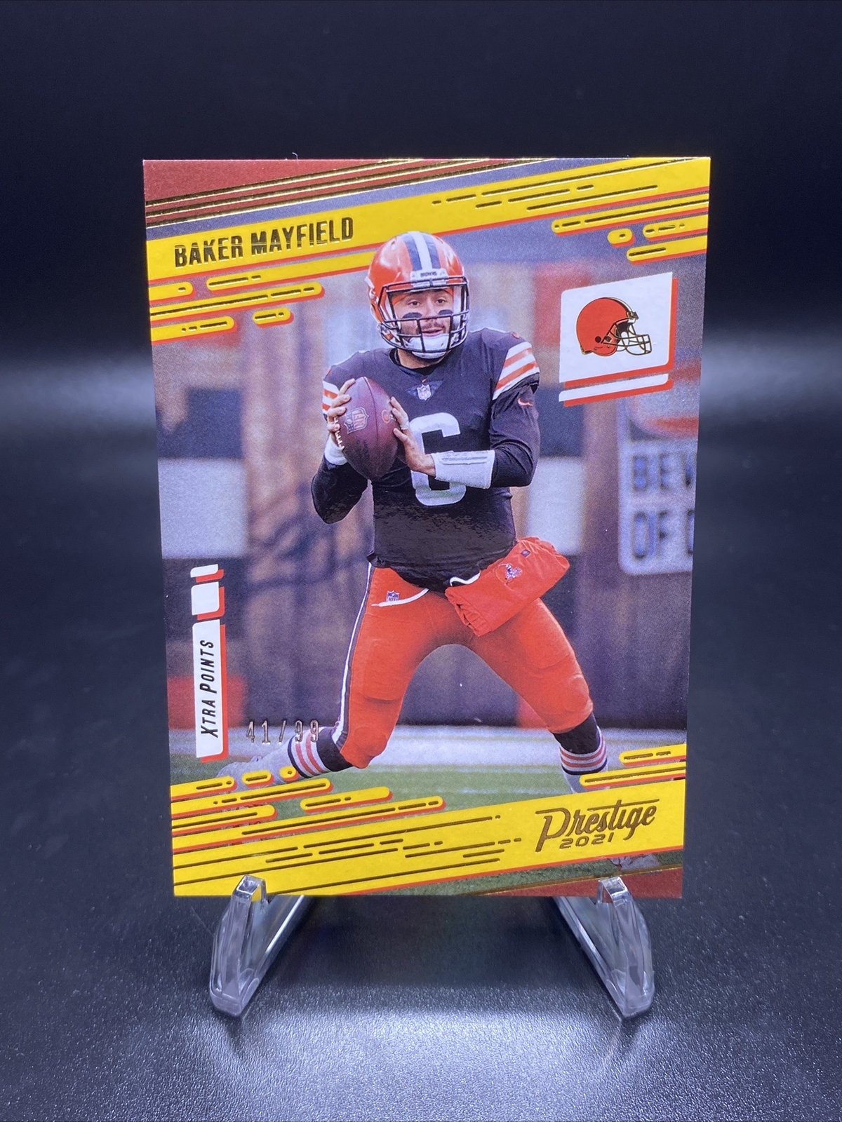2021 Panini Prestige - Xtra Points Premium Gold #122 Baker Mayfield /99 ...