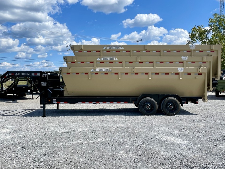 𝐍𝐞𝐰 𝟐𝟎' Gooseneck 𝐑𝐨𝐥𝐥 𝐎𝐟𝐟 𝐃𝐮𝐦𝐩 𝐓𝐫𝐚𝐢𝐥𝐞𝐫 w/ 3=20' Bin PKG | eBay
