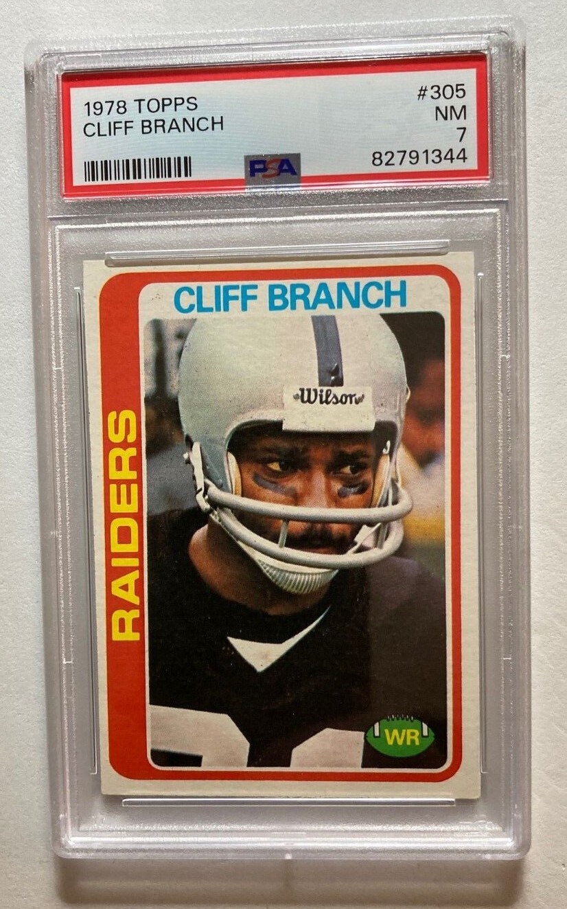 1978 Topps Football Cliff Branch Card #305 PSA NM 7 | eBay