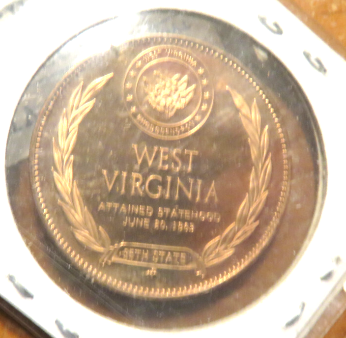 Virginia 10th State Souvenir Coin Medal Token 26mm | eBay