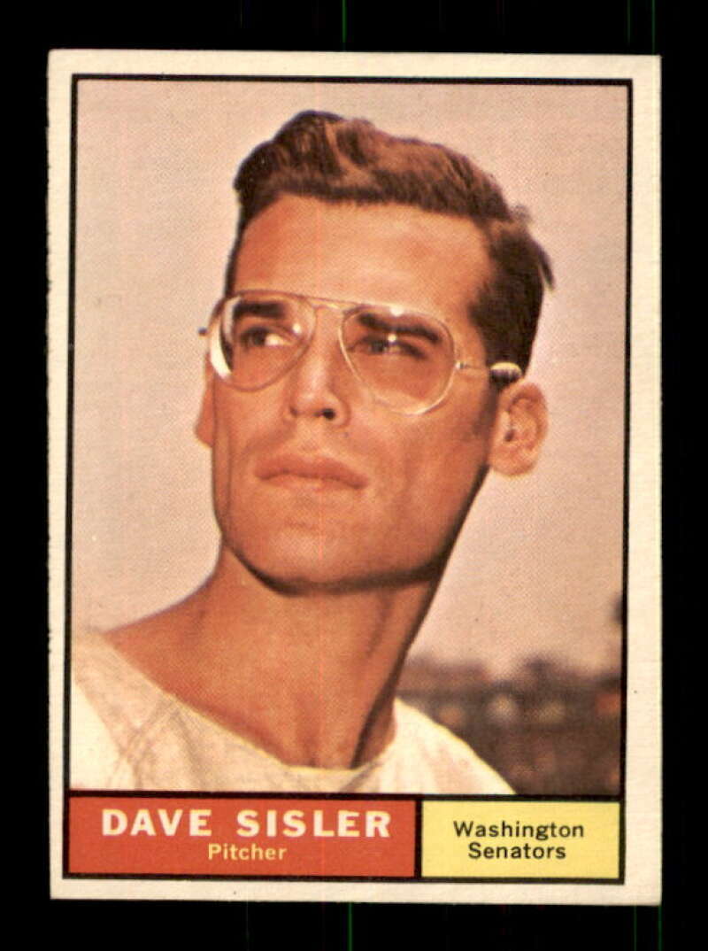 1961 Topps #239 Dave Sisler EX/EX+ Senators 535450 | eBay