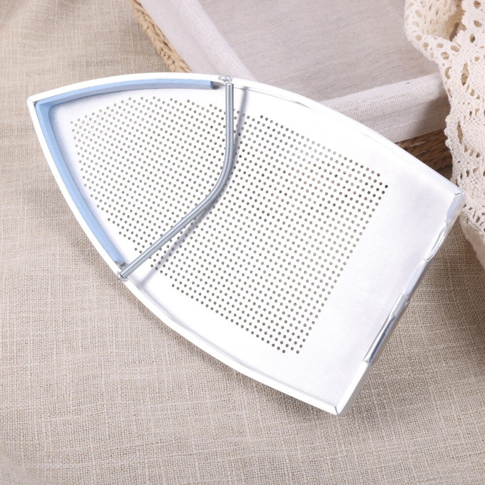 Aluminum Pad Electric Iron Shoe Mat Hot Iron Rest w Silicone Strip 22.4 ...
