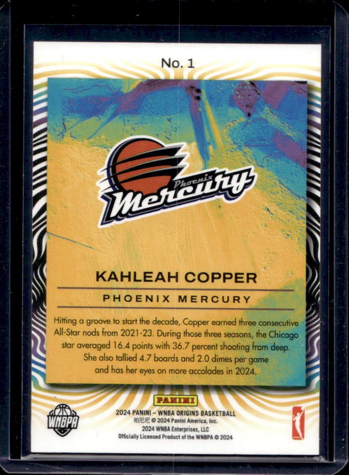 2024 Origins WNBA Kahleah Copper Drip #1 | eBay