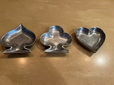 Wilton Armetale ”Card Night” Snack Nut Bowls | eBay