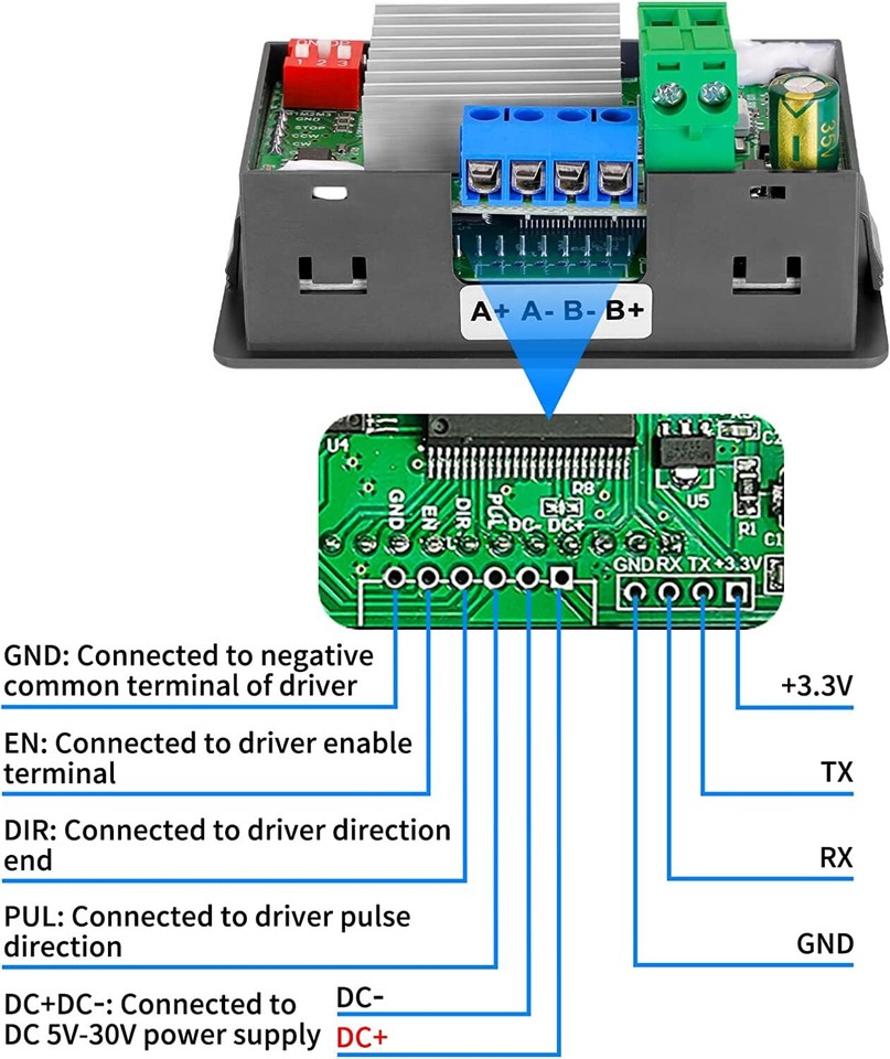17/23 Stepper Motor Controller Module Stepper Motor Speed Controller ...