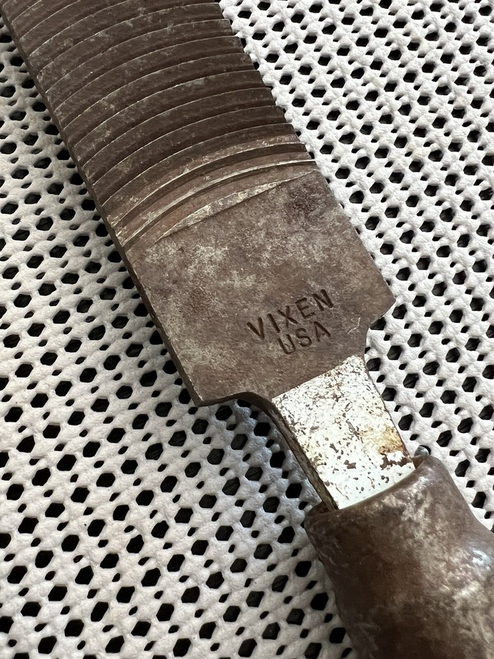 Vintage Vixen 13" Auto Body Rasp File w/ Wood Handle 20 1/4" Total ...