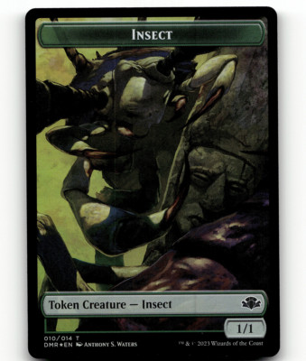 MTG Insect Sheep Double-sided Token FOIL Dominaria Remastered Token | eBay