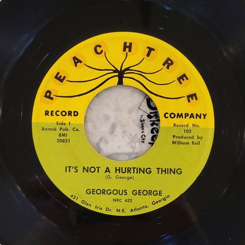 Gorgeous Georgous George - It's Not A Hurting Thing 45 RPM Single RARE ...