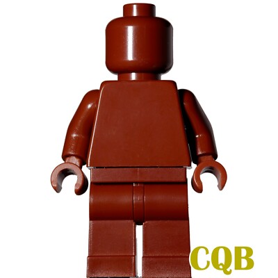 NEW LEGO - Figure - Monochrome - Brown Reddish - GENUINE LEGO monofig ...
