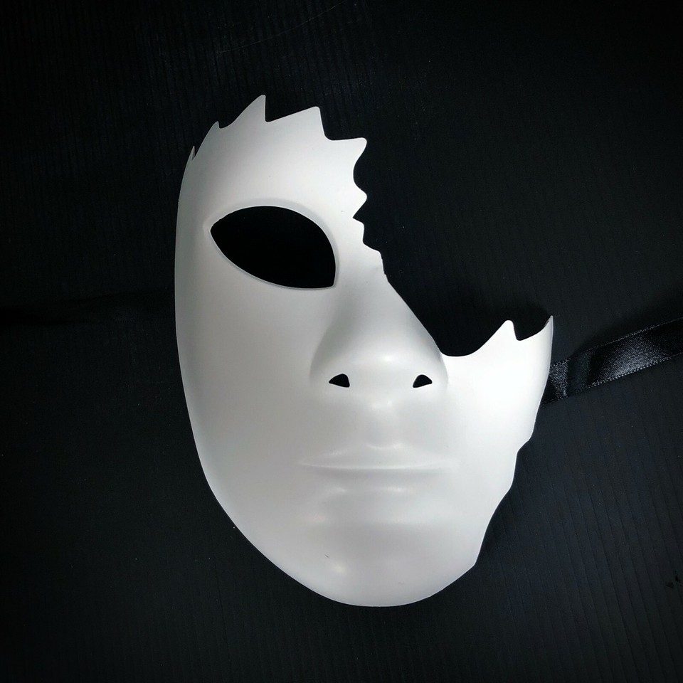 Half Face Mouth Masquerade Masks Halloween Party Masks Cosplay Costume ...