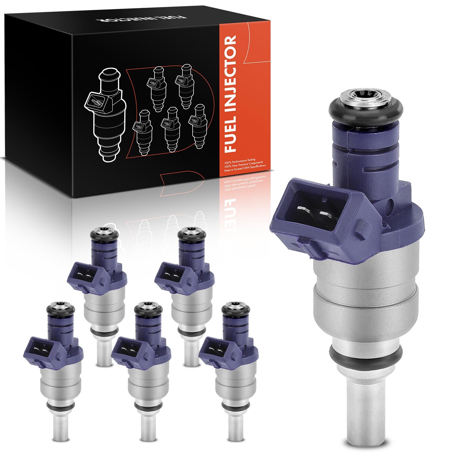 6x Fuel Injector for BMW 330Ci 330i 330xi E46 2001-2004 530i X3 X5 Z3 ...
