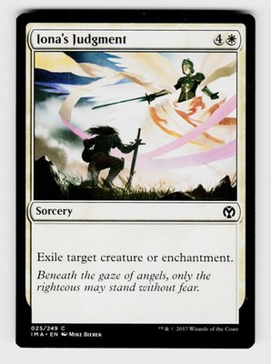 MTG, Iconic Masters, Iona's Judgment, Normal, No.25, C Sorcery | eBay