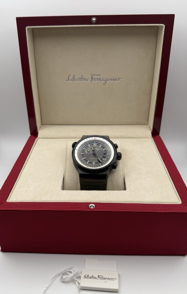 Salvatore Ferragamo F80 Men’s Watch Firenze Stainless Steel Quartz ...