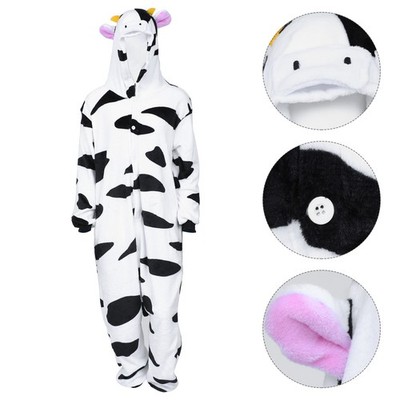 1PC Cartoon Flannel Animal Jumpsuit Lovely Pajamas Creative Winter ...